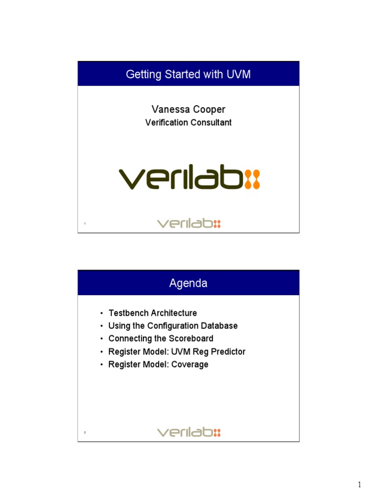Verilab Dvcon2012 Uvm Cooper PDF | PDF | Computer Programming | Computer Data