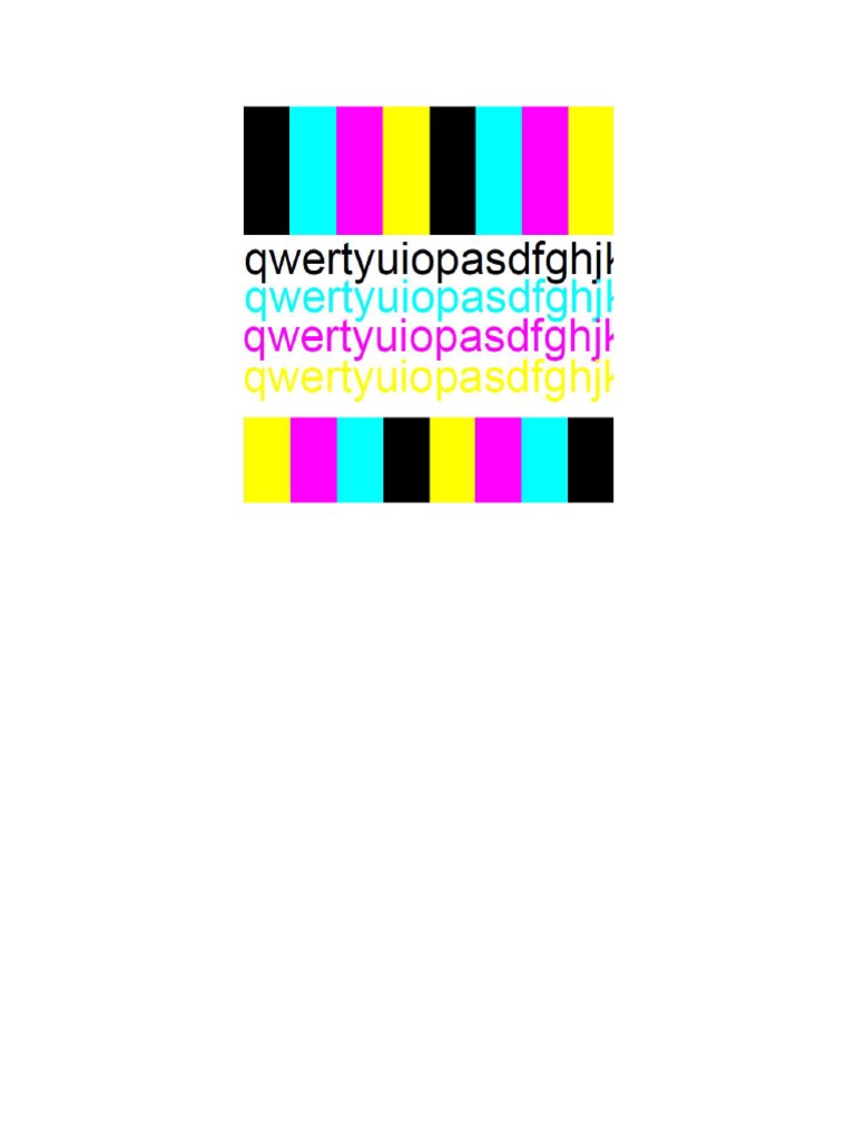4 Color Test Print CMYK SM | PDF