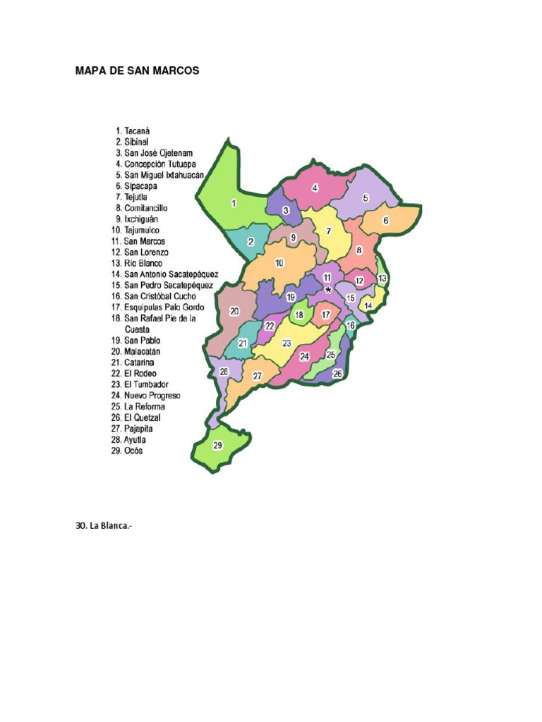 Mapa de San Marcos | PDF