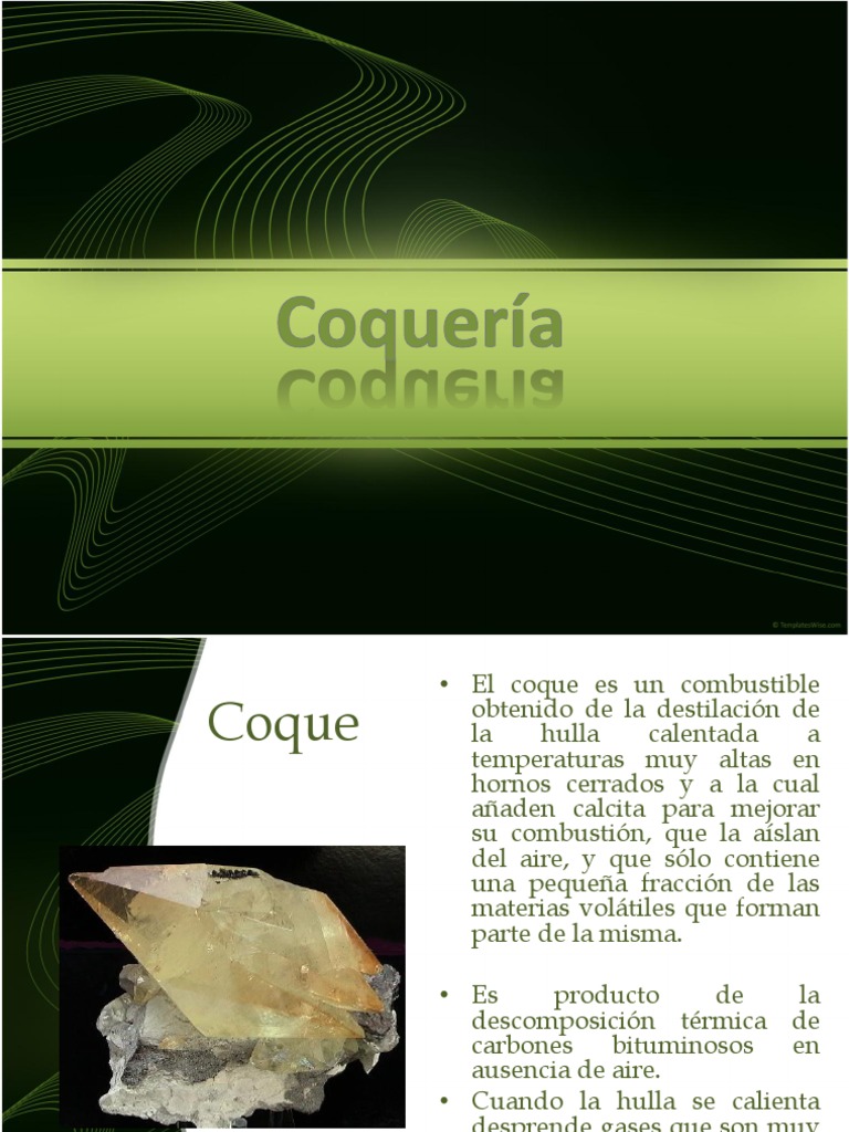 Coqueria | PDF | Alto horno | Coca-Cola (Combustible)