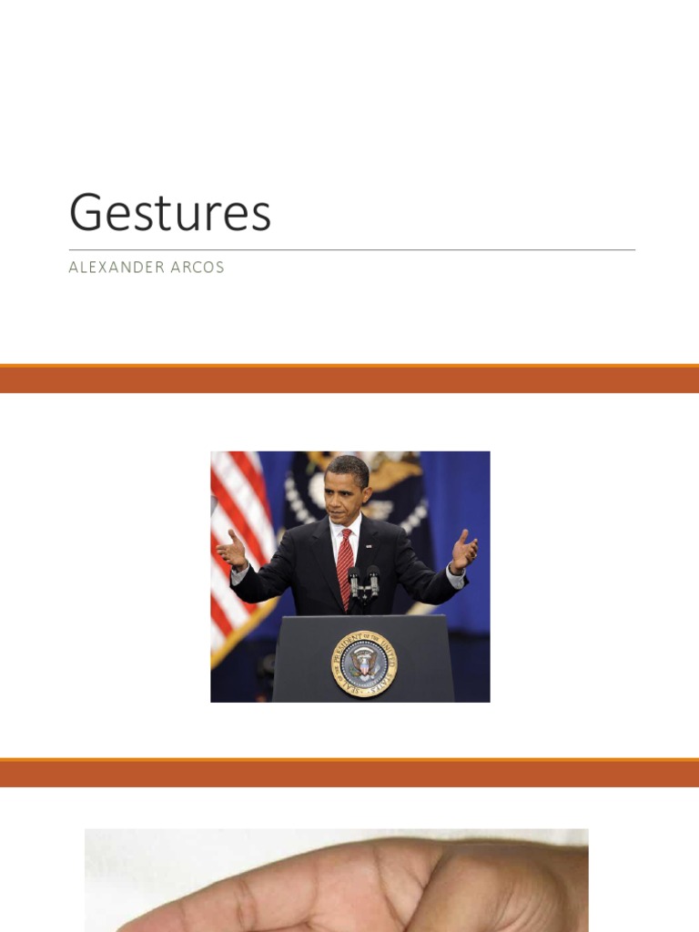 Gestures: Alexander Arcos | PDF