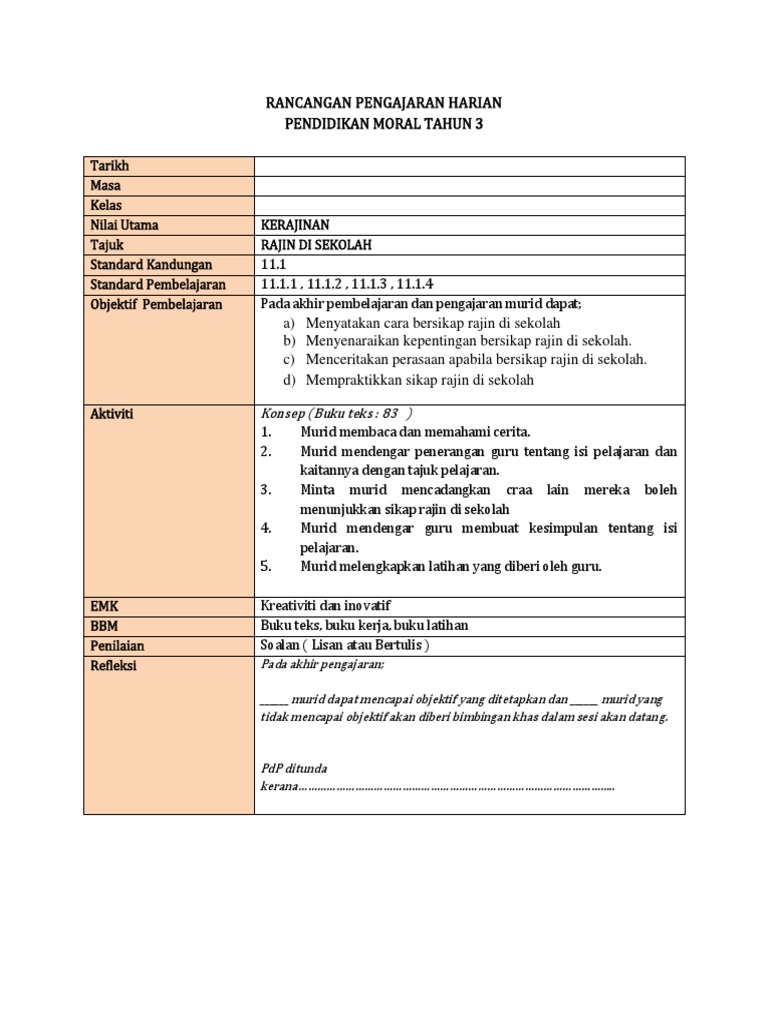 Rajin Di Sekolah | PDF | Karier & Perkembangan