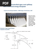 Design of Ogee Spillway | PDF | Spillway | Environmental Science