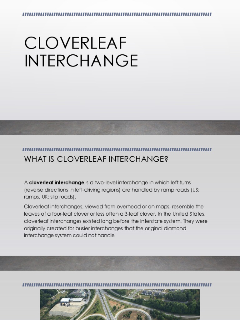 Cloverleaf Interchange | Download Free PDF | Interchange (Road ...