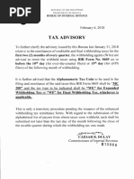 BIR Form 1603Q: Fringe Benefits Tax Guide | PDF | Taxes | Debit Card