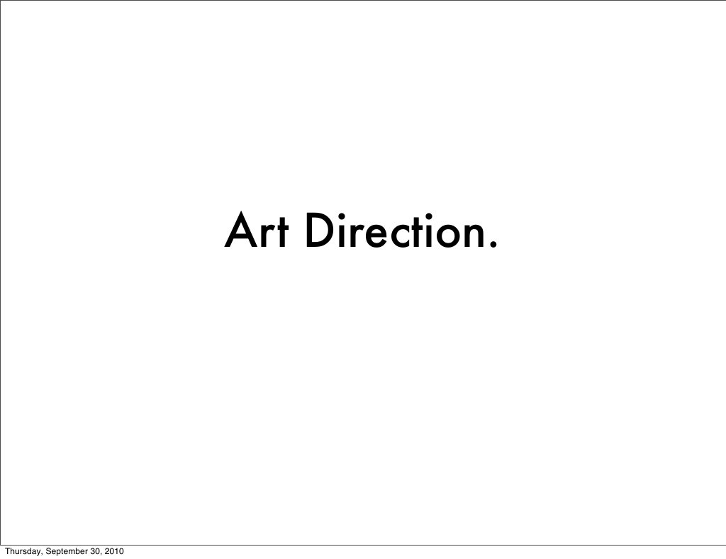 Art Direction | PDF