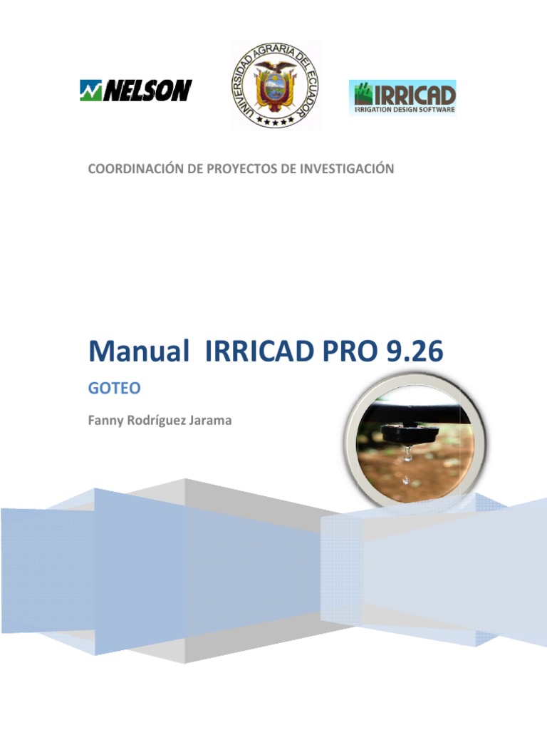 Manual Irricad Pro V 9 Goteo 27 01 10 PDF | PDF | Point and Click | Ventana (informática)