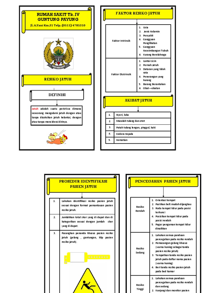 Leaflet Resiko Jatuh Edit | PDF