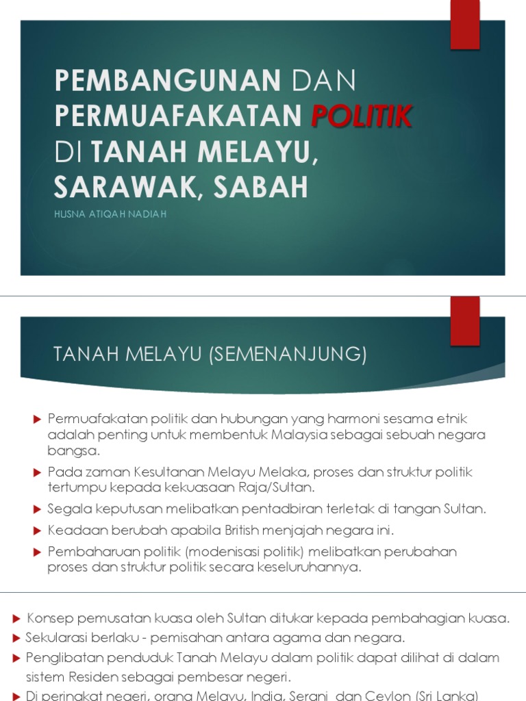 Proses Pembentukan Permuafakatan Dalam Parti Politik Proses Pembentukan Permuafakatan Dalam Parti Politik