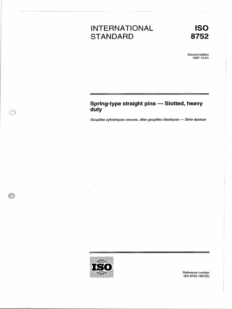 Iso 8752 - 1997 | PDF