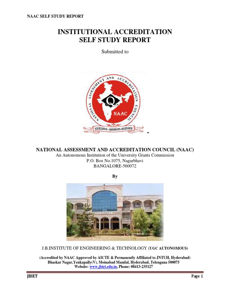 Jbiet Naac 2015 | PDF | Postgraduate Education | Curriculum