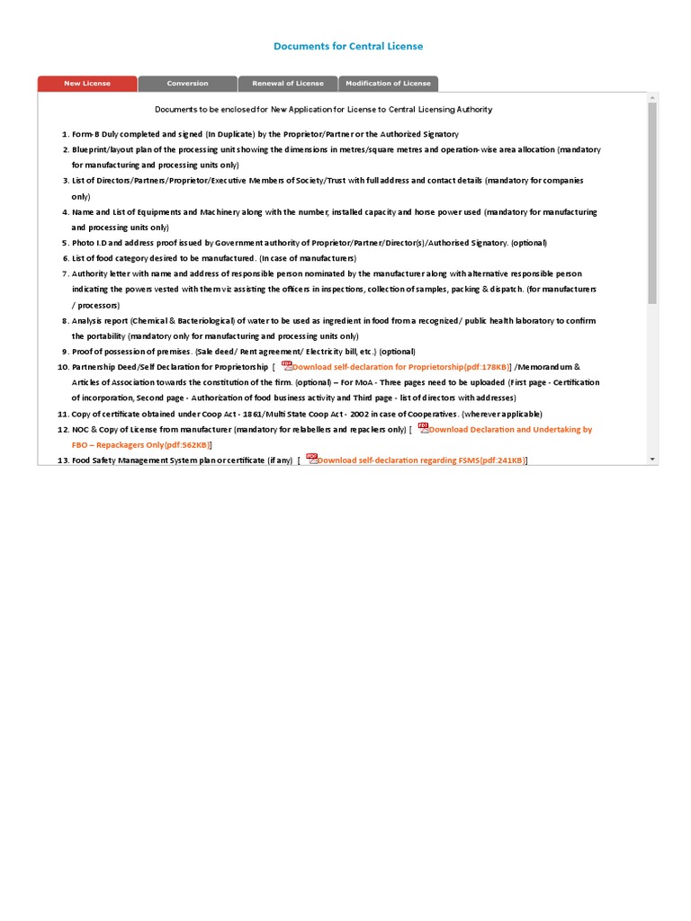 Fssi Licence Registration System | PDF | Business