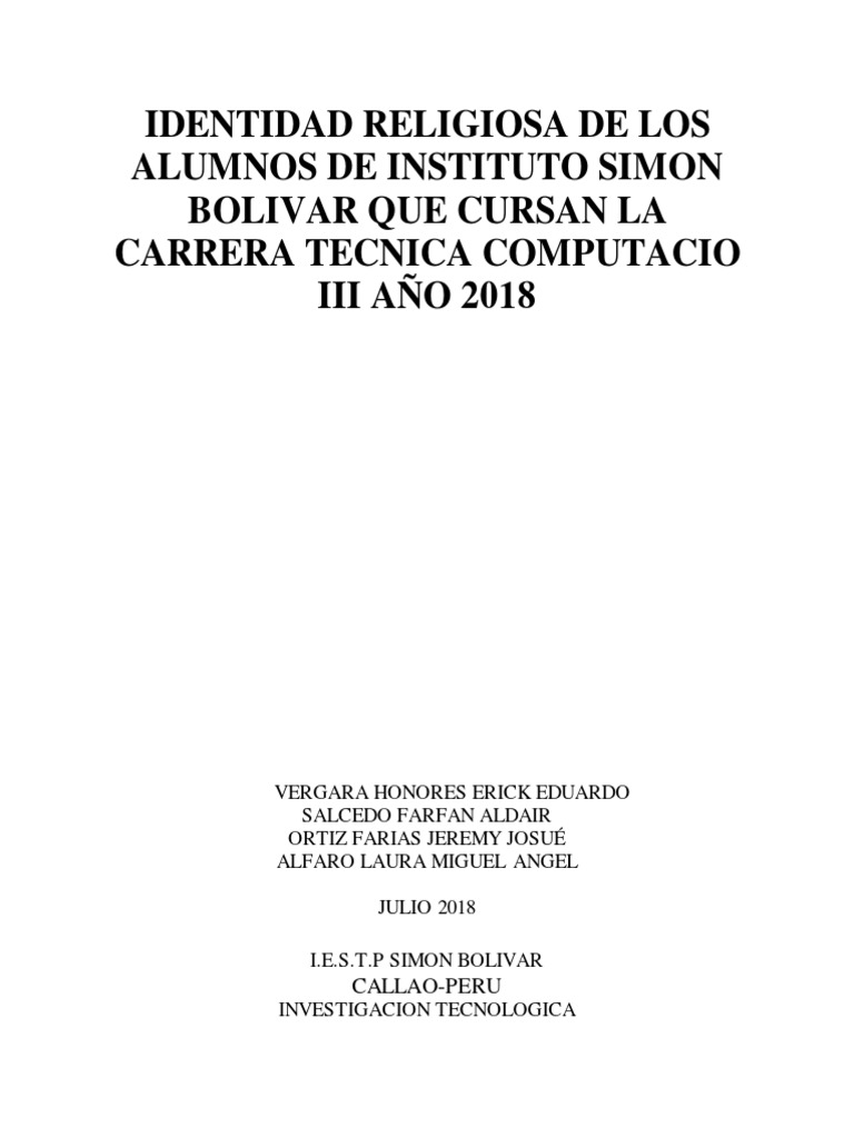 Identidad Religiosa | PDF | Monoteísmo | Dios