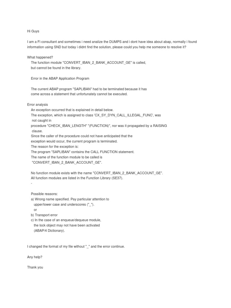 Dump Error Solution | PDF | Computer Programming | Computing