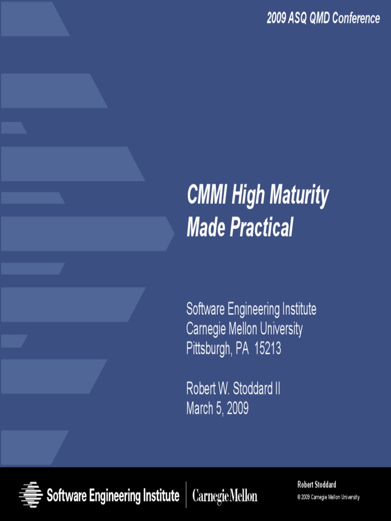 CMMI High Maturity Made Practical | PDF | Regression Analysis | Prediction