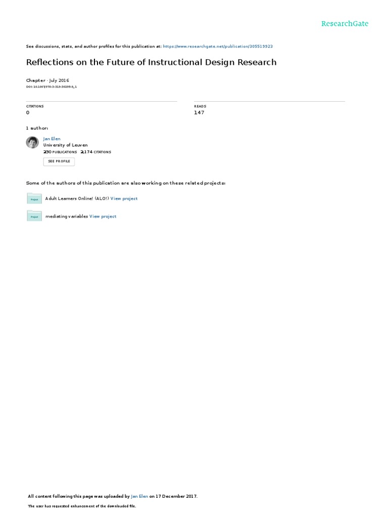 The Essential of Instructional Design | PDF | Instructional Design ...
