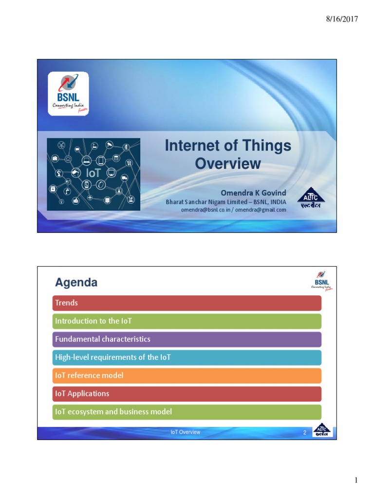 An In-Depth Overview of the Internet of Things (IoT) | PDF | Internet ...