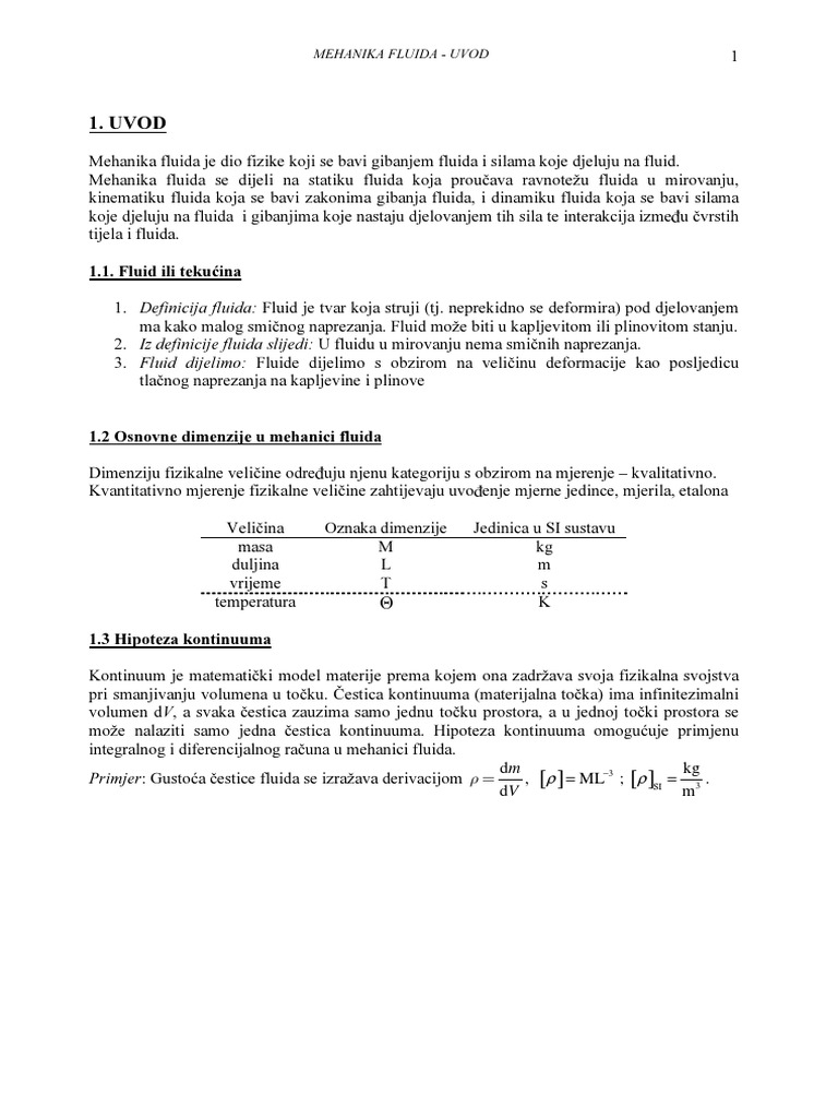 Mehanika Fluida | PDF