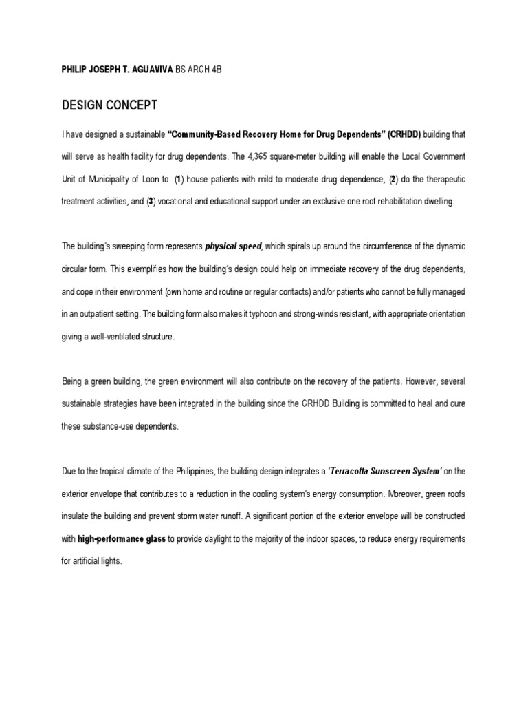 Design Concept: Philip Joseph T. Aguaviva Bs Arch 4B | PDF