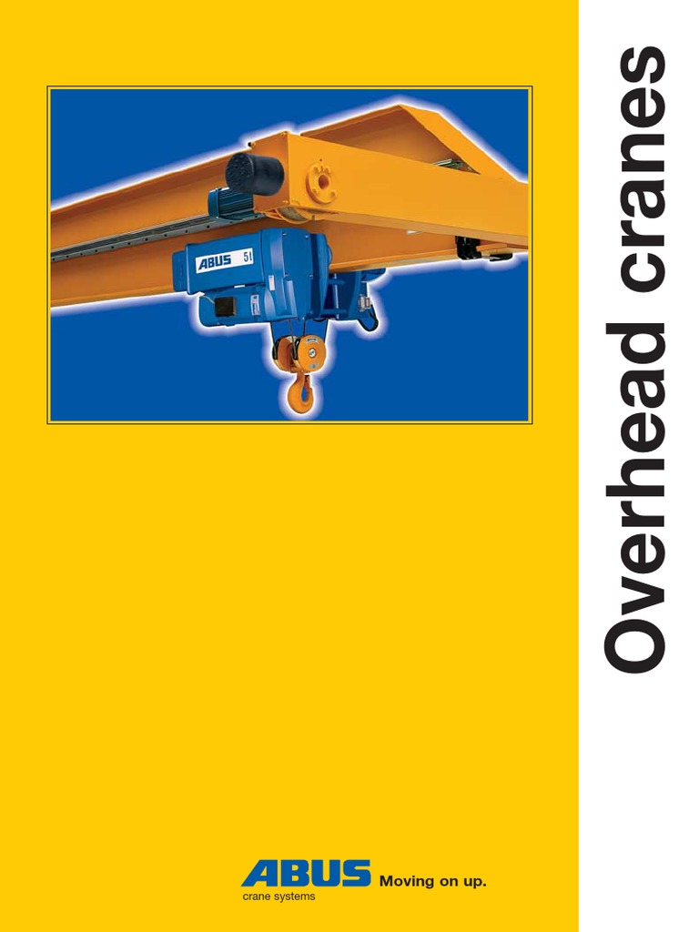 Abus Overhead Cranes | PDF | Crane (Machine) | Electrical Connector