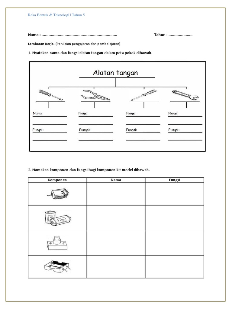 lembaran kerja rbt tahun 5 - KeegantaroWalters