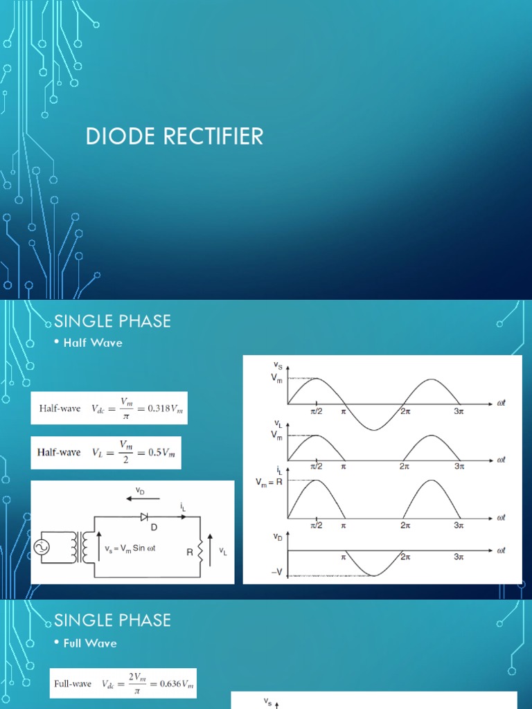 Types of Diode Rectifiers Explained | PDF | Art