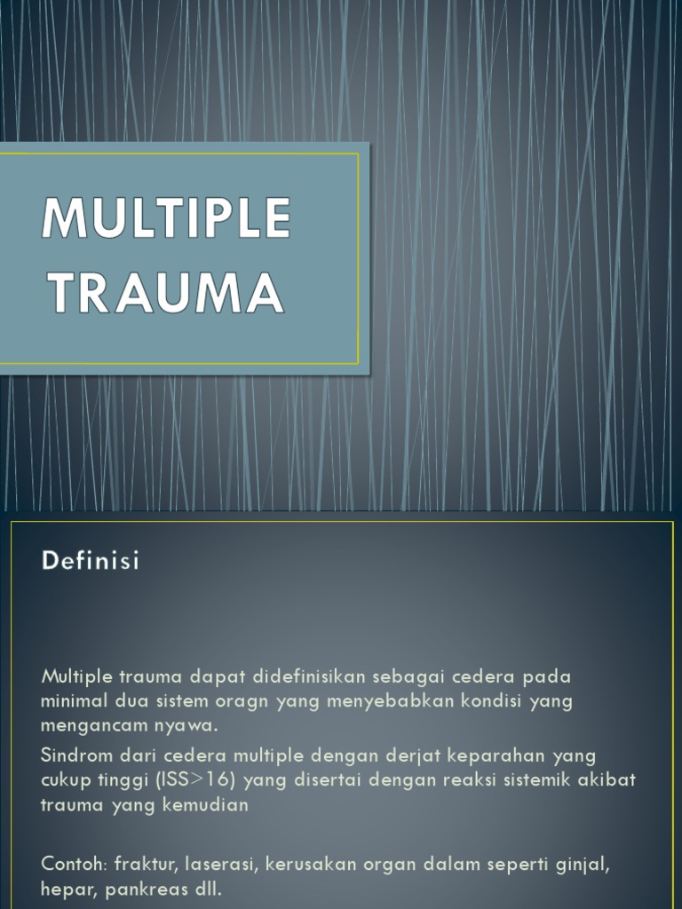 Multiple Trauma | PDF