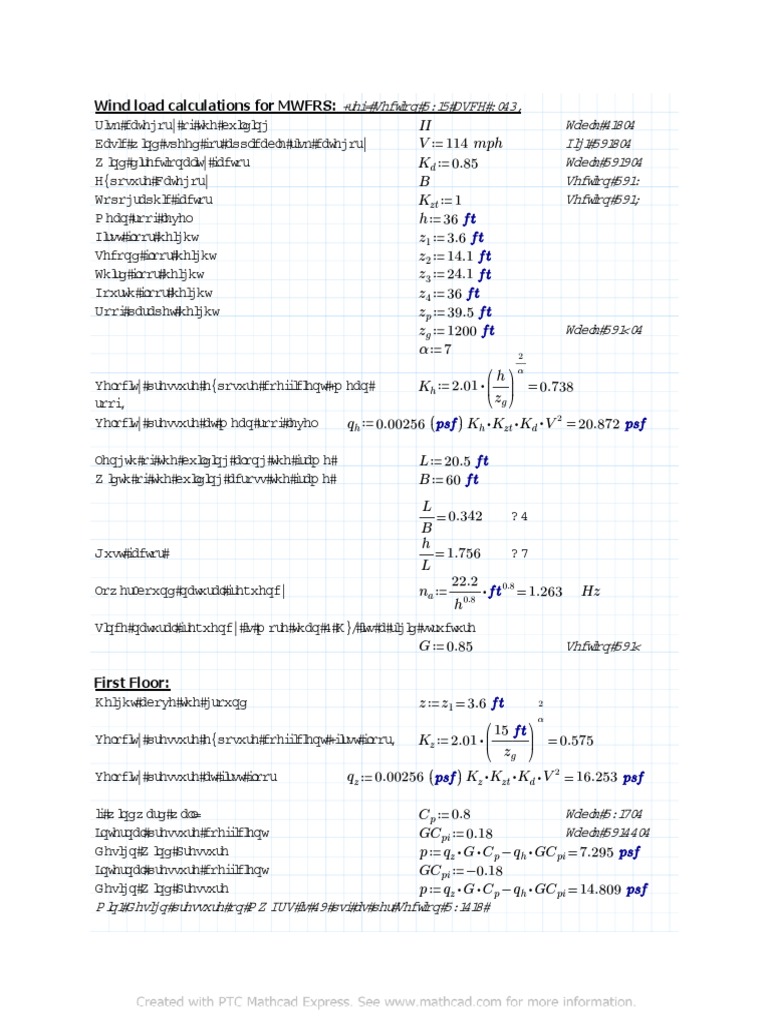 Wind Load Mwfrs | PDF | Applied And Interdisciplinary Physics | Nature
