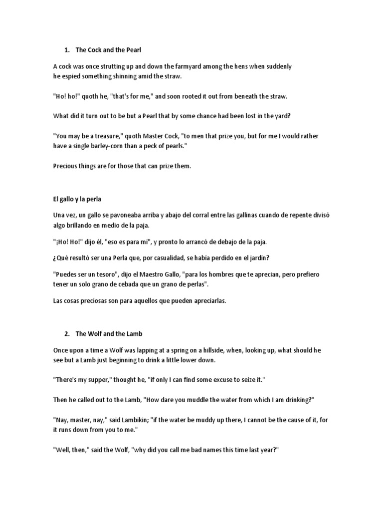 Cuentos En Ingles Pdf El Cuervo Ocio