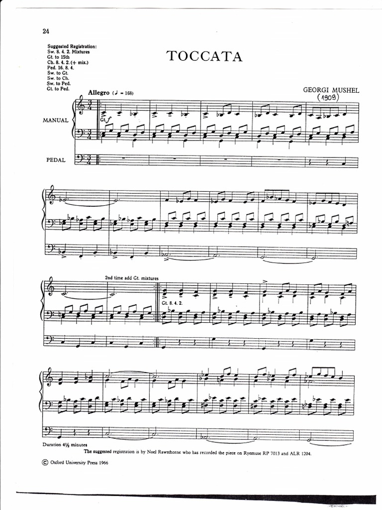 Muschel Toccata PDF | PDF