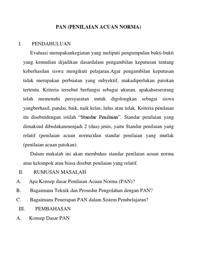 Contoh Pan | PDF