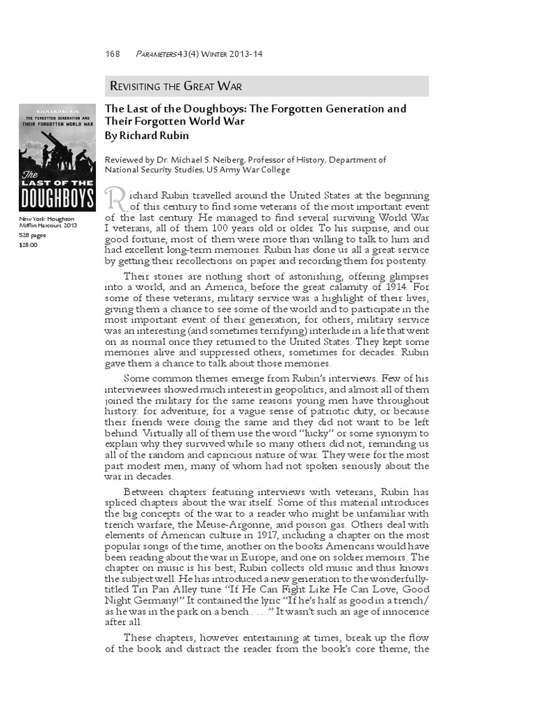 The Last of The Doughboys - The Forgotten Generation and Their ...