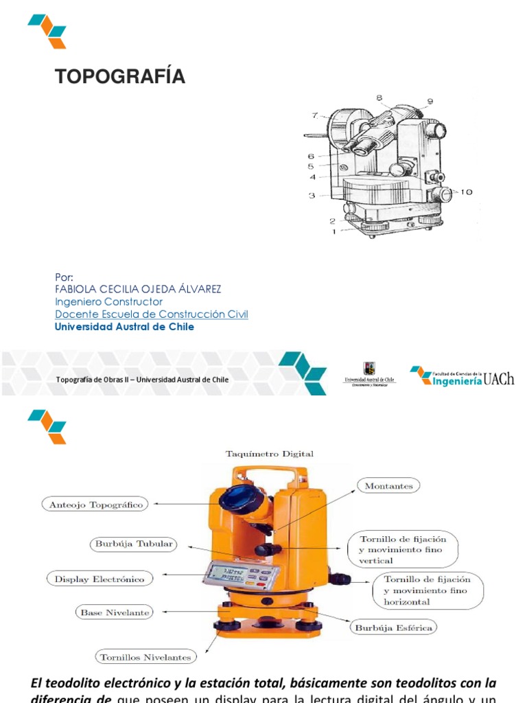 02TOPOGRAFIAPARTEII_TAQUIMETRO | Herramientas | Agrimensura