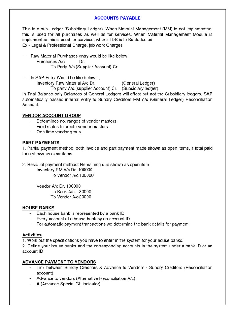 Accounts Payable Concepts | PDF | Accounts Payable | Invoice