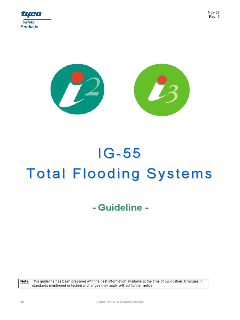 Guideline For TSP IG-55 Systems Rev3 | PDF | Altitude | Gases
