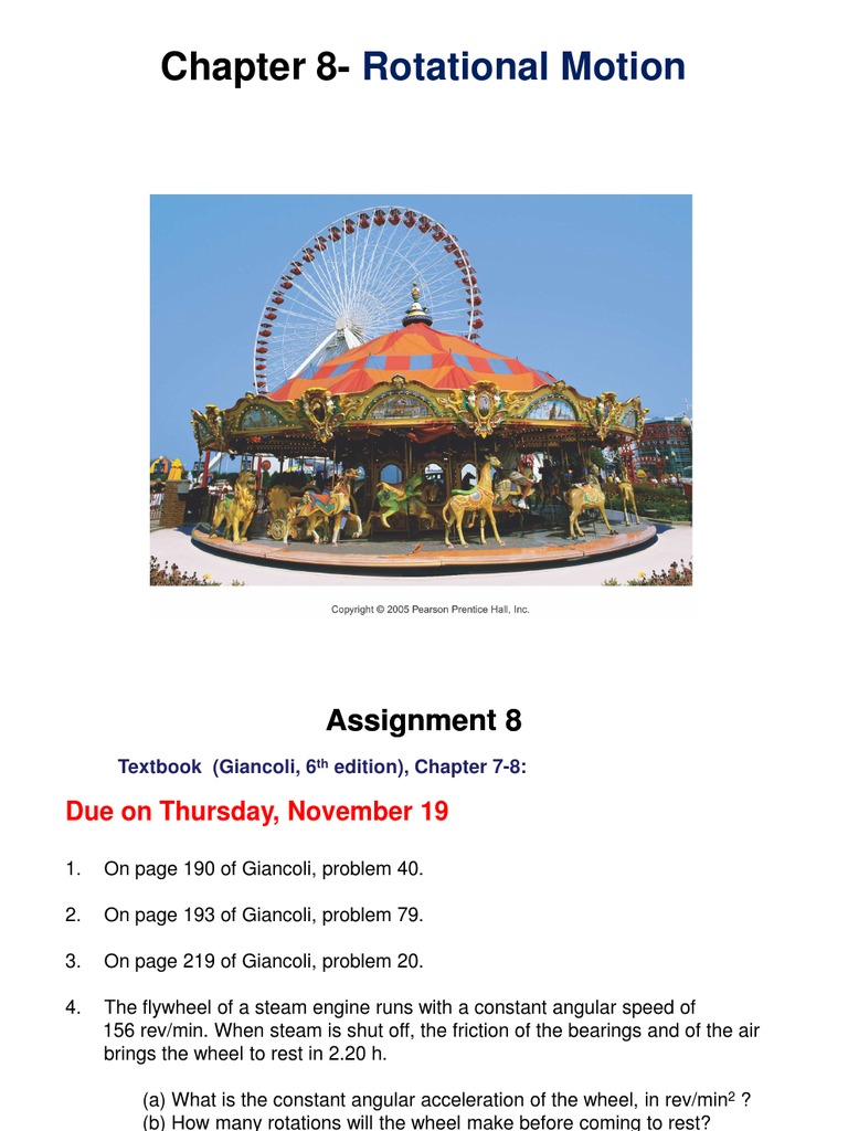 Lecture 19 | Download Free PDF | Rotation Around A Fixed Axis ...