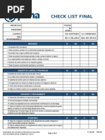 Check List Embarques | PDF