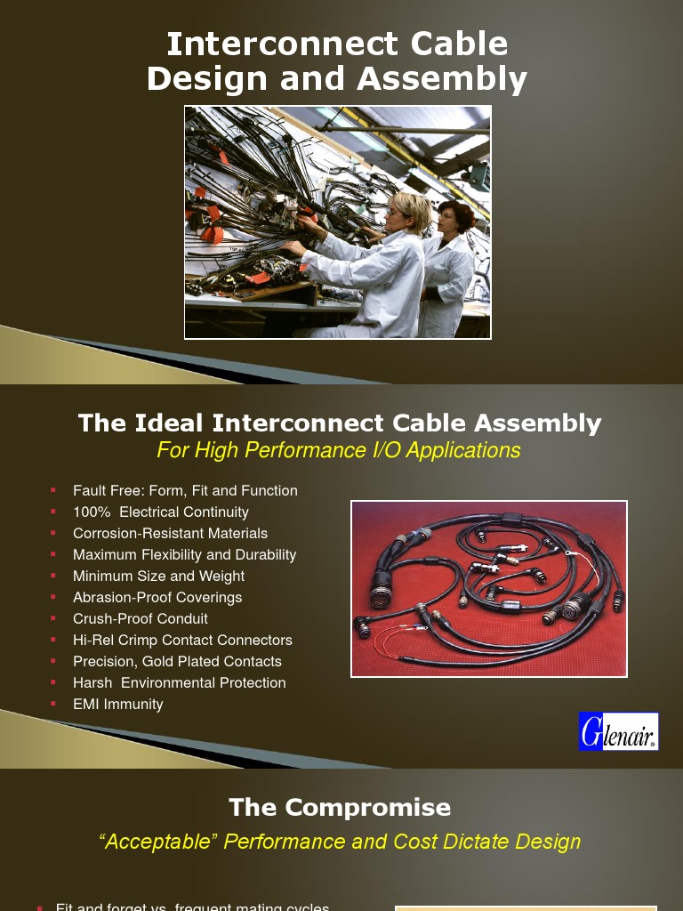 Interconnect Cable Design and Assembly | PDF | Coaxial Cable ...