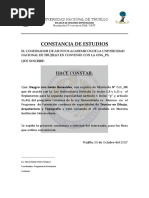 Constancia de Estudios de Uap | PDF