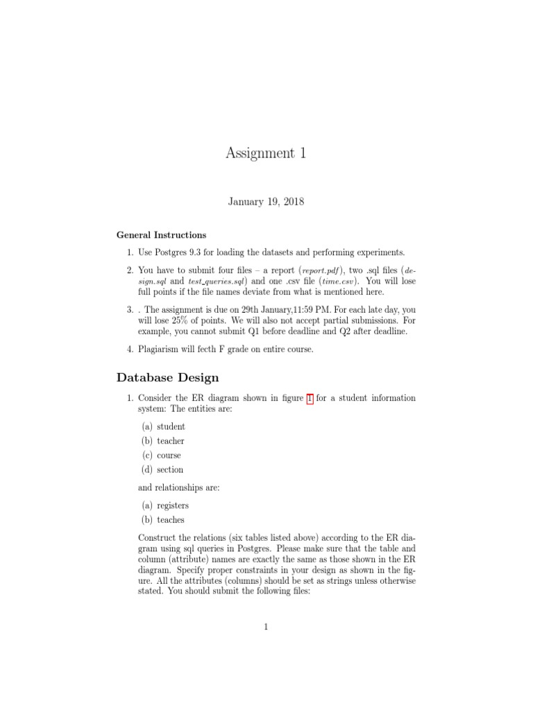 Col362 Assignment 1 | Download Free PDF | Information Science | Areas Of Computer Science