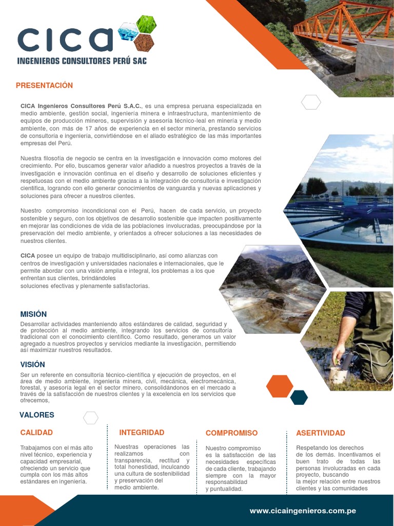 CICA Presentación PDF | PDF | Minería | Ingeniería