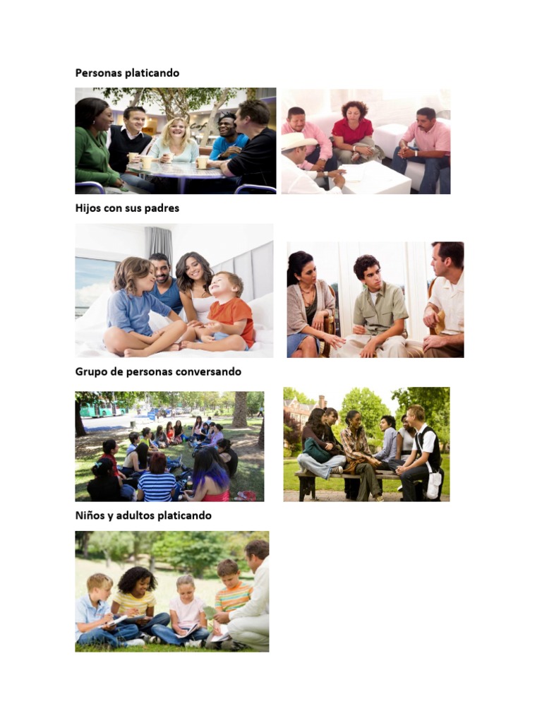Personas Platicando | PDF