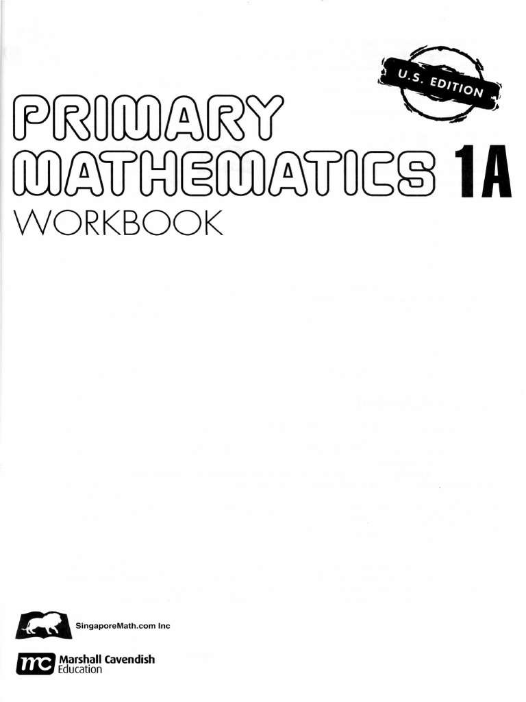 Singapore Primary Mathematics 1A Workbook | PDF