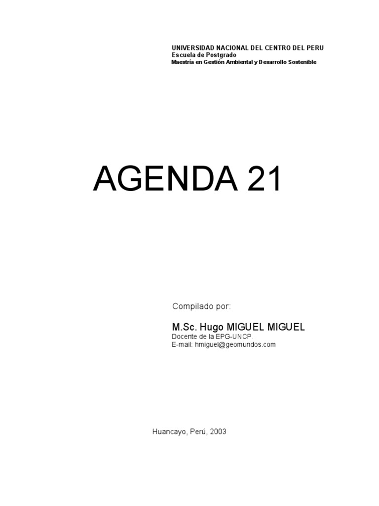Agenda 21 | PDF