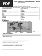 Examen Sexto - 1 | PDF | Continente | Américas
