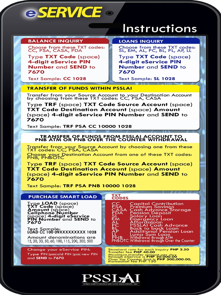 eSERVICE Instructions PDF | PDF