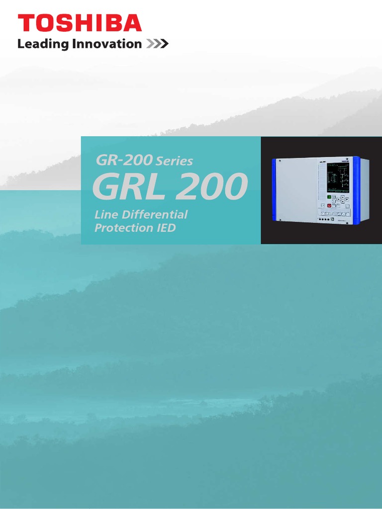 GRL200 Brochure 15017-G2A-0.5 | PDF | Relay | Electrical Substation