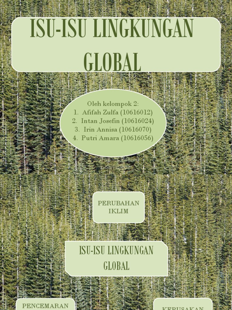 Isu-Isu Lingkungan Global | PDF