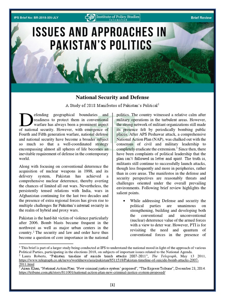 Pakistan's National Security Strategies | PDF | Police | National Security