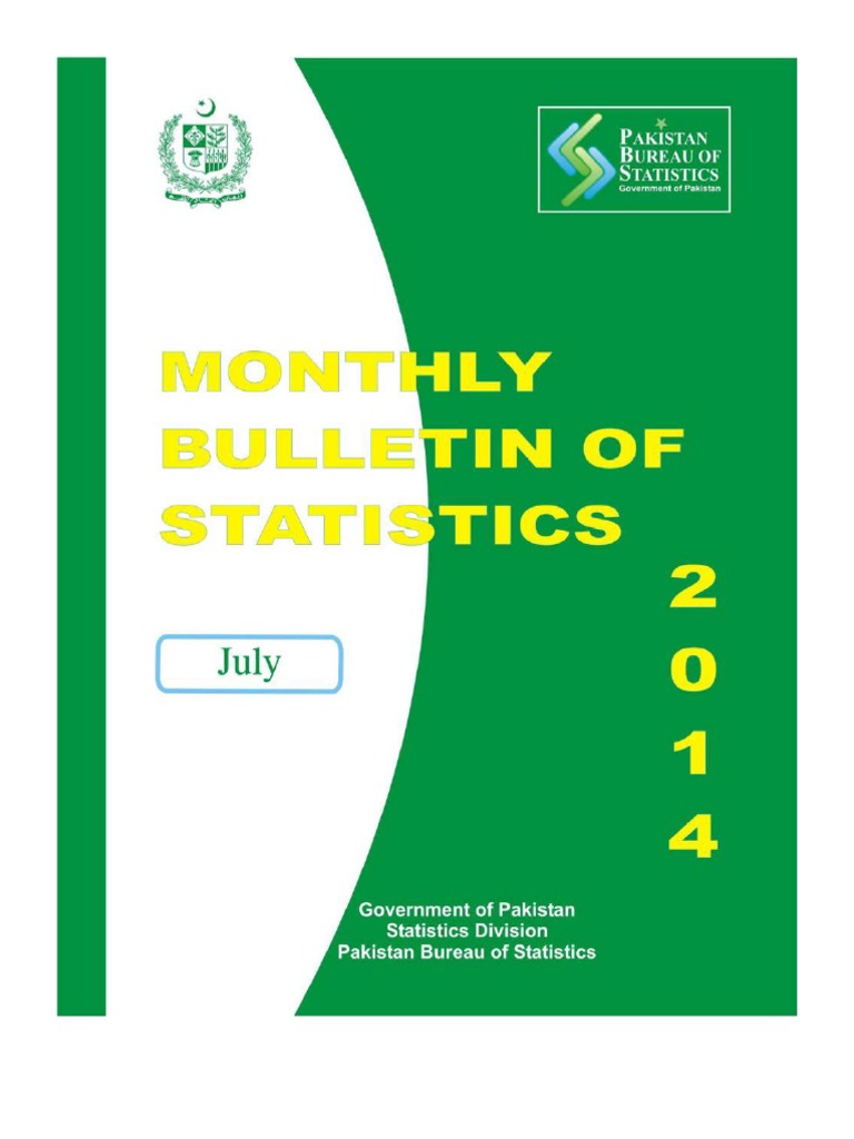 Monthly Bulletin of Statistics July 14 PDF | PDF | Consumer Price Index ...